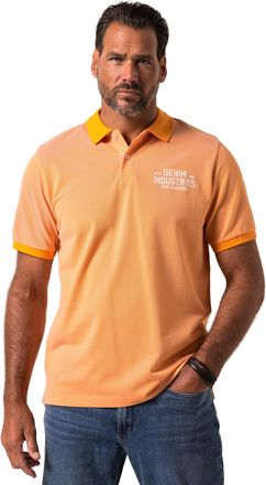 JP1880 Herren große Größen Übergrößen Menswear L-8XL JP1880 Poloshirt, Halbarm, Piqué, Stick, bis 8 XL neon orange 5XL 840057643-5XL