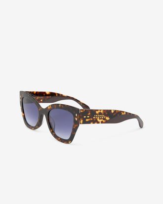 Isabel Marant Lunettes Cat Eye Lounyz - Femme - Marron Havana / Bleu Fonc&eacute; Sh - - Isabel Marant