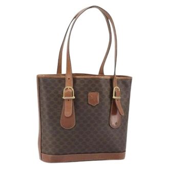 Celine Pre-owned Plastik Vintage Tote - - Pre-owned - Damen - Braun - ONE SIZE
