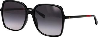 Gucci Oversized Square Sonnenbrillen - - Accessories - Damen - Schwarzk - 57 MM
