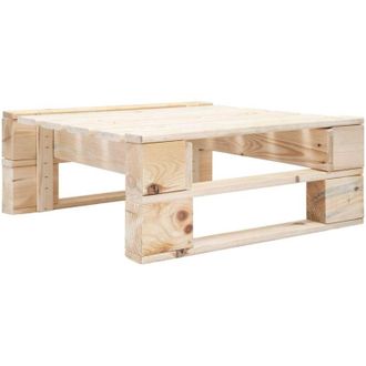 vidaXL Repose-pied palette de jardin bois Vidaxl