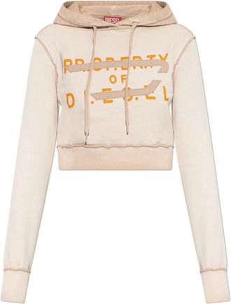 Diesel Femme, Sweatshirts et sweats &agrave; capuche, Rose, Taille: 42 FR F-Slimmy-Hood-S1 Sweat &agrave; capuche