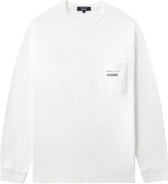 Comme Des Garçons T-Shirt mit Logo-Print - Weiß
