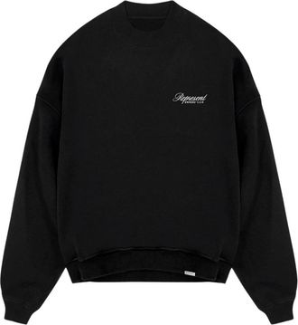 Represent Represent, Homme, Sweatshirts et sweats à capuche, Noir, Taille: M Owners Club Script Logo Sweater