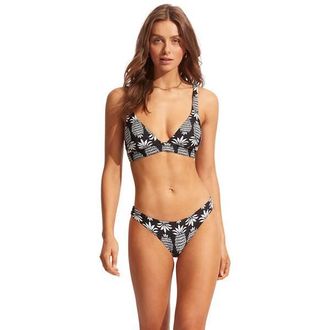 Seafolly Damen Bikinioberteil Corsica Longline Tri