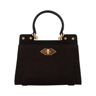 Pourchet Trianon Daim - Femme - Sacs - Brun - Taille: ONE Size