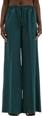 Access Fashion Access Fashion, Femme, Pantalons, Vert, Taille: 44 FR Pantalone in lino coulisse