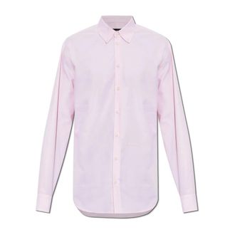Dsquared2 Homme, Chemises, Rose, Taille: 2XL Chemise avec logo brod&eacute;
