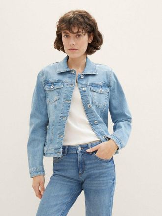 Tom Tailor Jeansjacke Jacken Jeansjacke mit recycelter Baumwolle