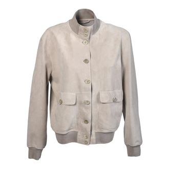Baldinini Femme, Vestes, Beige, Taille: 54 FR Veste en daim