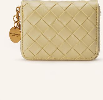 Seidenfelt Manufaktur Geldbörse Ylva gelb