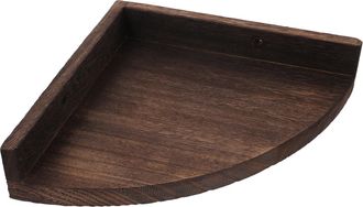 BESPORTBLE Rustikales Wandregal Holz Eckregal Schwebendes Regal Leichtes Aufbewahrungsregal Wohnzimmer Dekoratives Wandboard Organizer Regal