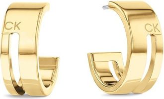 Calvin Klein Ohrstecker für Damen Kollektion GEOMETRIC ESSENTIALS aus Edelstahl und Gelbgold