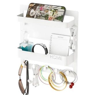 Generic Birtern &Eacute;tag&egrave;res flottantes de cuisine - Support mural pour chambre - &Eacute;tag&egrave;re de rangement murale pour dortoir avec crochets et clips de c&acirc;ble pour t&eacute;