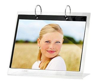 ZEP Cork Acryl Fotorahmen oder Kallender für 13 Fotos 13 x 18 cm, transparent