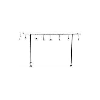 MiCa Decorations EDM - Support de table dextérieur avec 10 ampoules led à piles warm white