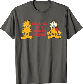 Garfield House Cat Insane Kitty Comedy-Meme, Zeichentrick-Klassiker T-Shirt