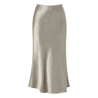 Max Mara Femme, Jupes, Gris, Taille: 36 FR Alessio Midi Skirt