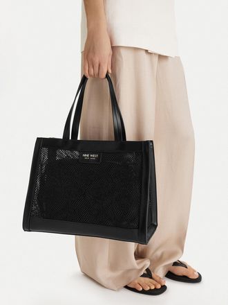 Nine West Handtasche Nine West CEO-Wall Street Glow-KY319 Schwarz