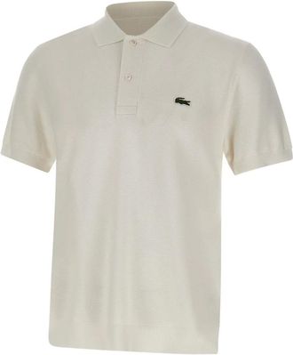 Lacoste Homme, Tops, Blanc, Taille: S Polo Tricot Coupe Classique