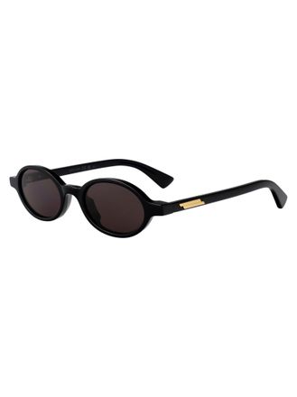 Bottega Veneta Unisex Sunglasses Bv1388s Black Acetate Black-Black-Grey Black/black/grey