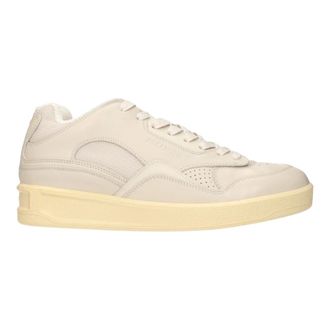 Jil Sander Baskets basses en cuir - Homme - Chaussures - Beige - Taille: 41 EU
