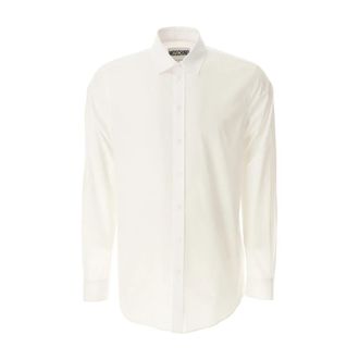 Moschino Reine Baumwolle Popeline Hemd Wei&szlig; - - Shirts - Herren - Wei&szlig; - 2XL