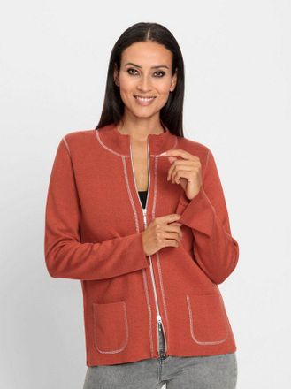 Heine Strickjacke Strickjacke Langarm