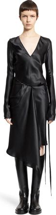 Ann Demeulemeester Frederique asymmetric wrap dress