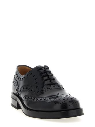 Churchs Womens Black Calfskin Oxfords And Derbies Shoe