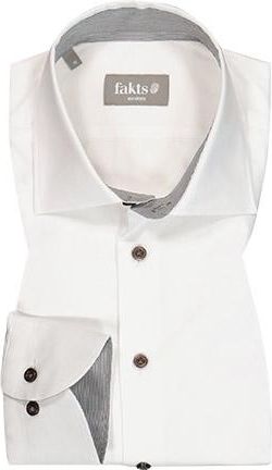 Fakts Herren Hemd weiß Baumwolle