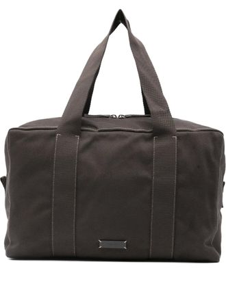 The Row sac cabas Sisal Duffle - Marron