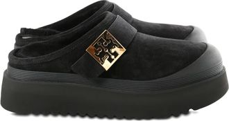 Tory Burch Mellow Mules mit Plateau - Schwarz