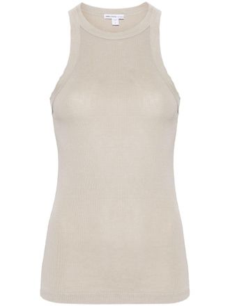 James Perse Fein geripptes Trägershirt - Grau