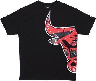 New Era Chicago Bulls Logo Oversize Tee - - Sport - Herren - Schwarzk - L