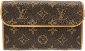 Louis Vuitton Pre-owned Pochette Florentine Monogram Waist Bag - Femme - Pre-owned - Brun - Taille: ONE Size