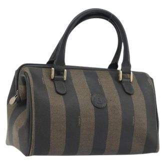 Fendi Sac Boston Vintage Pre-owned - Femme - Pre-owned - Brun - Taille: ONE Size