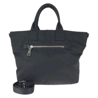 Prada Pre-owned Tessuto Double Tote Bag - Femme - Pre-owned - Noir - Taille: ONE Size