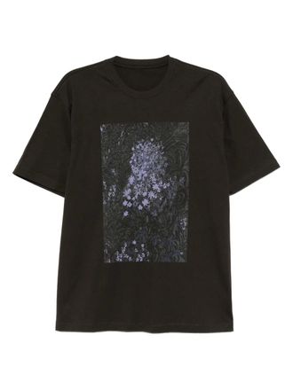 JNBY t-shirt à fleurs - Marron