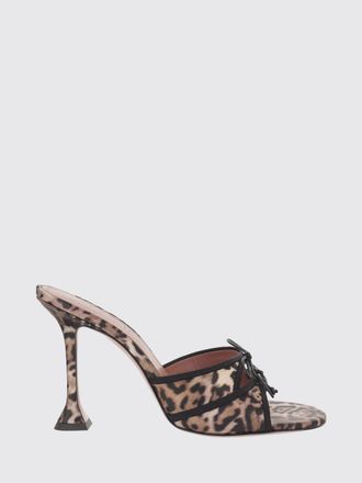 Amina Muaddi Sandales &agrave; Talons Femme couleur Rouge