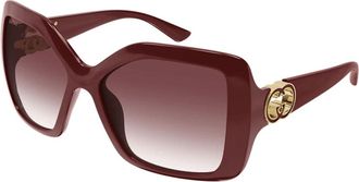 Gucci Gg2015S Sonnenbrille - - Accessories - unisex - Rot - 59 MM