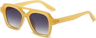 Generic Lunettes De Soleil Unisexes &Agrave; Monture Fine For Lext&eacute;rieur, Id&eacute;ales For Les Trajets Domicile-travail, Le Sport Et Vacances(Yellow)