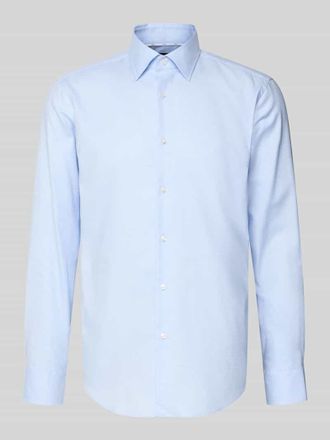 HUGO BOSS Regular Fit Businesshemd aus Baumwoll-Mix Modell JOE