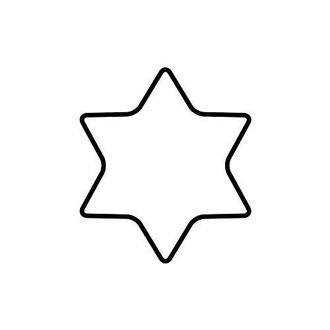 Original Kaiser Original Kaiser Plätzchen Ausstecher Stern 6-zackig 6 cm, Weihnachten Plätzchenausstecher, Keksausstecher Edelstahl, Plätzchen Ausstecher für Plätzche