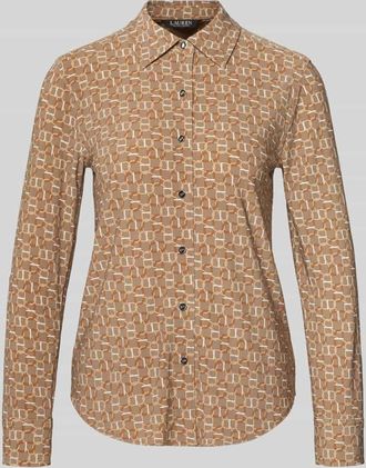 Lauren Ralph Lauren Slim Fit Bluse mit Knopfleiste Modell DAQUANE