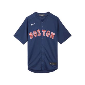 Nike Homme, Chemises, Bleu, Taille: M Maillot Boston Red Sox MLB