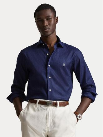 Polo Ralph Lauren Hemd 710B15596003 Dunkelblau Custom Fit