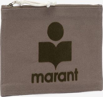 Isabel Marant Pochette Netia Velours - Femme - Kaki - Isabel Marant