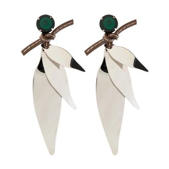 Marni Schimmernde Kristall-Ohrringe - - Accessories - Damen - Gr&uuml;n - ONE SIZE