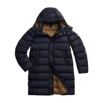 Blauer Lange Daunenjacke Carver - - Coats - Herren - Blau - L